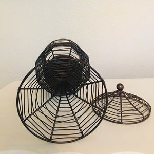 PartyLite | Accents | Partylite Apothecary Bronze Pillar Candle Holder ...